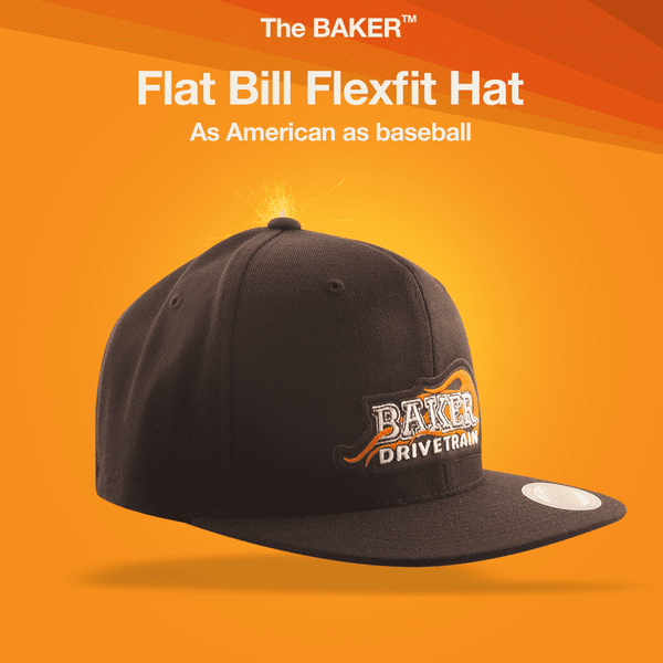 Flat Bill BAKER newest Flexfit Hat