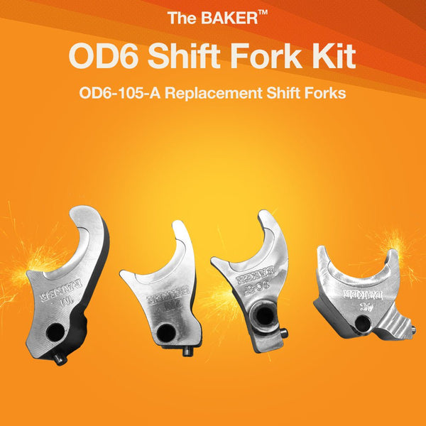 OD6 Shift Fork Kit - BAKER Drivetrain
